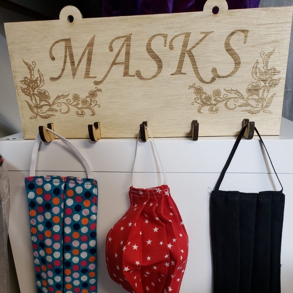 Storage & Organization | 10 Handmade Face Mask Hanger | Poshmark